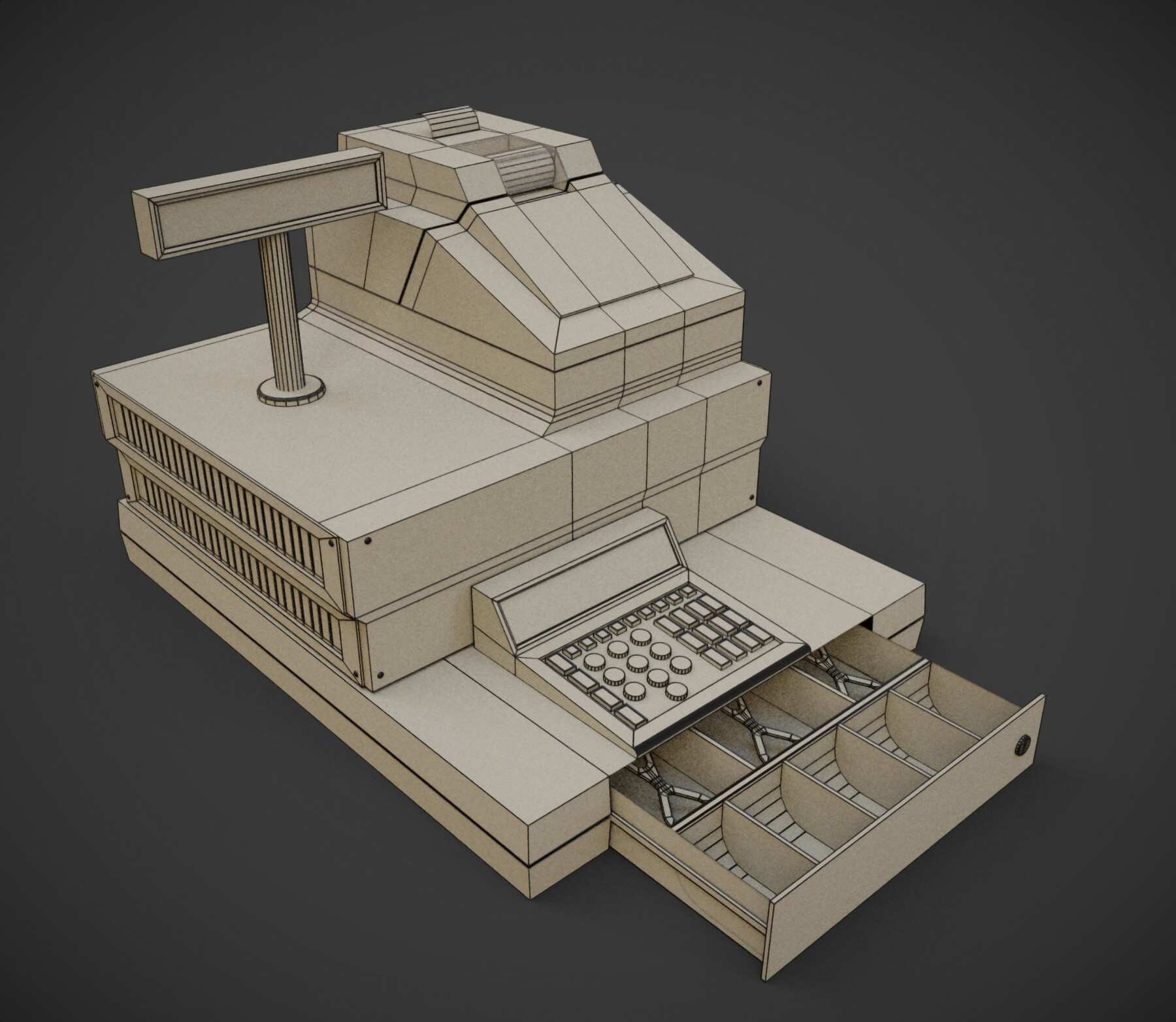 ArtStation - cash register | Game Assets