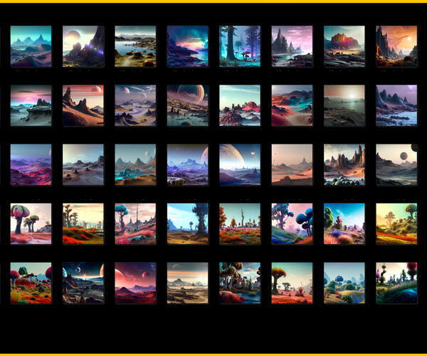 ArtStation - Alien Landscape : 120 photos | Artworks