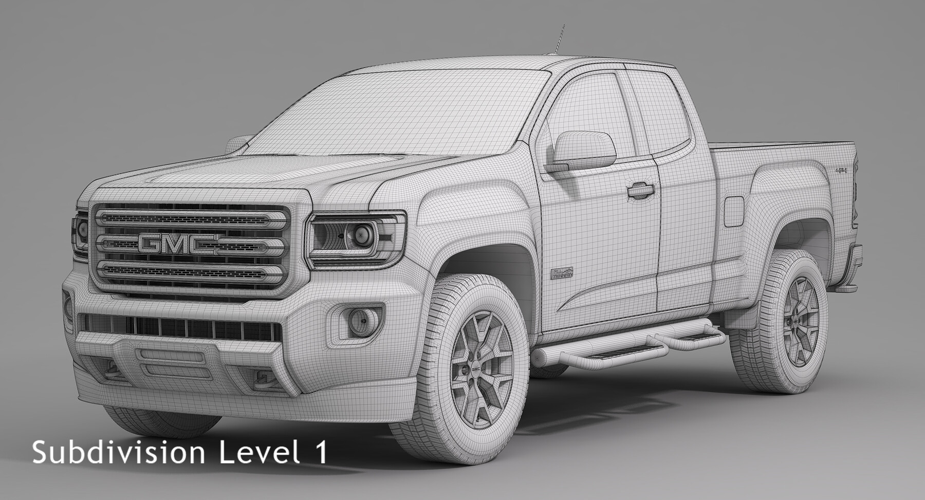 ArtStation - GMC Canyon 2016 All-Terrain Extended Cab | Resources