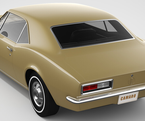ArtStation - Chevrolet Camaro 1967 | Resources