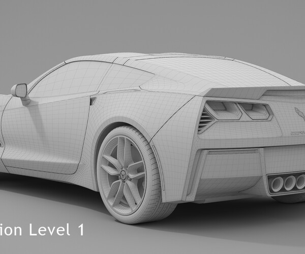 ArtStation - Chevrolet Corvette Stingray 2017 | Resources
