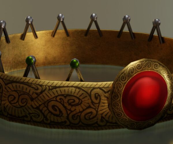 ArtStation - CROWN LOW POLY GAME READY | Game Assets