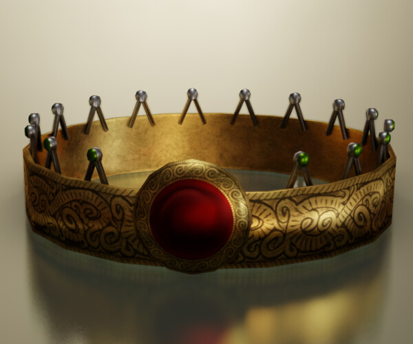 ArtStation - CROWN LOW POLY GAME READY | Game Assets