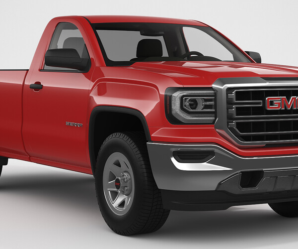 ArtStation - 2018 GMC Sierra 1500 Regular Cab | Resources