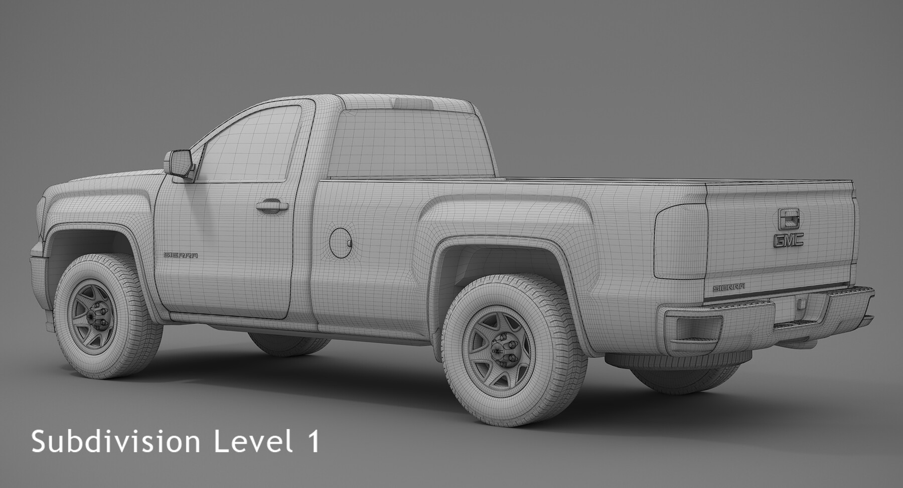 ArtStation - 2018 GMC Sierra 1500 Regular Cab | Resources