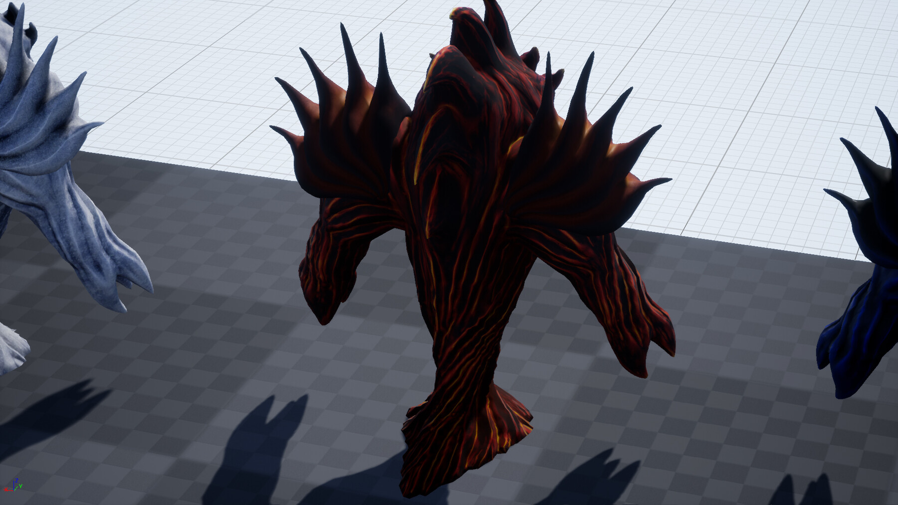 ArtStation - Low-poly model of the character Water Elemental | Game Assets