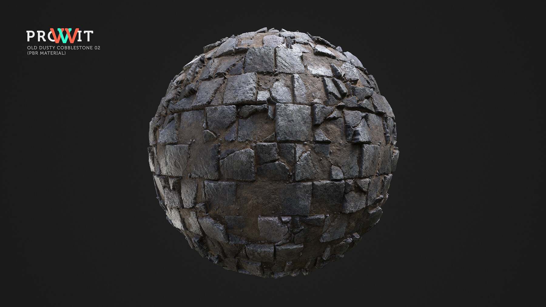 ArtStation - Old Dusty Cobblestone PBR Material (3 in 1) | Game Assets