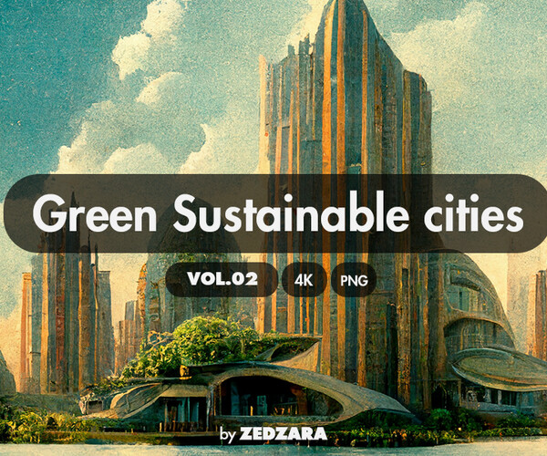 ArtStation - 4K Wallpaper Artwork Pack - Green Sustainable Cities VOL ...
