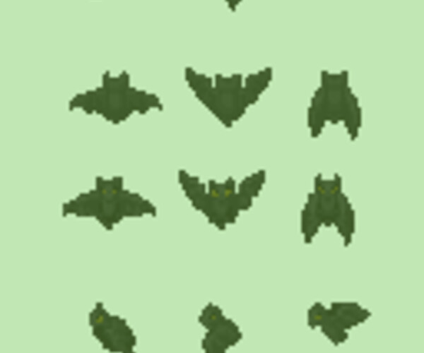 ArtStation - Pixel Bat Animations | Game Assets