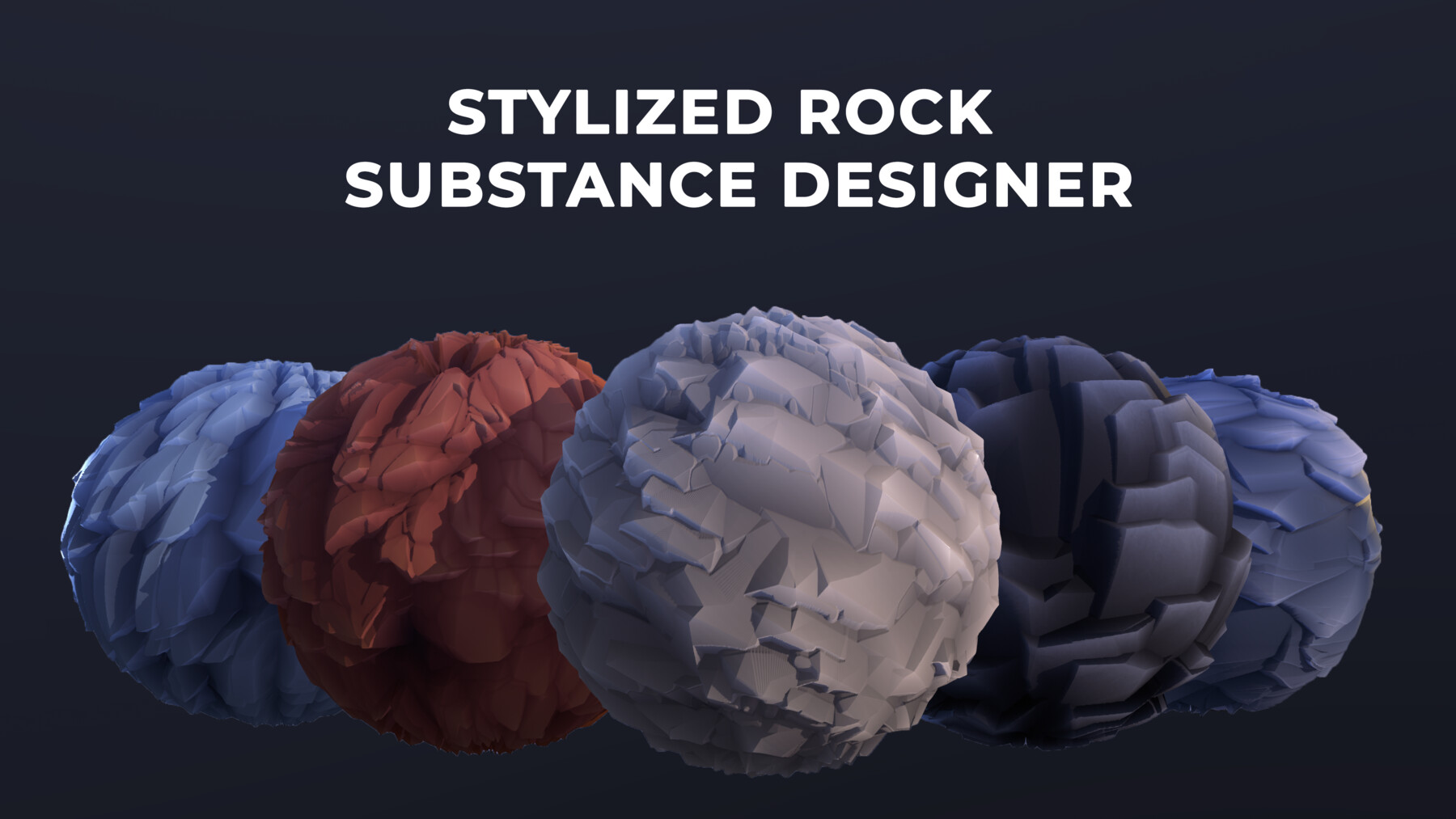 ArtStation - Stylized Rock Materials - Substance Designer | Resources