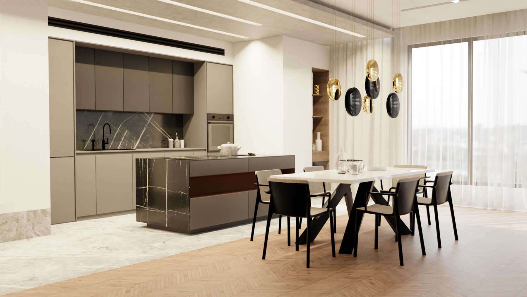 ArtStation - Sence kitchen Room Blender 3.x | Game Assets