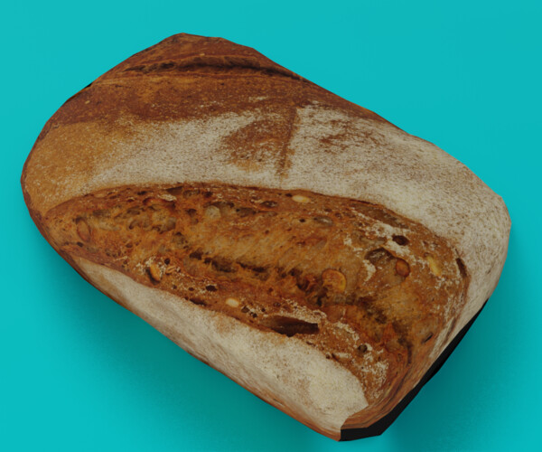 ArtStation - BREAD LOW POLY GAME READY | Game Assets