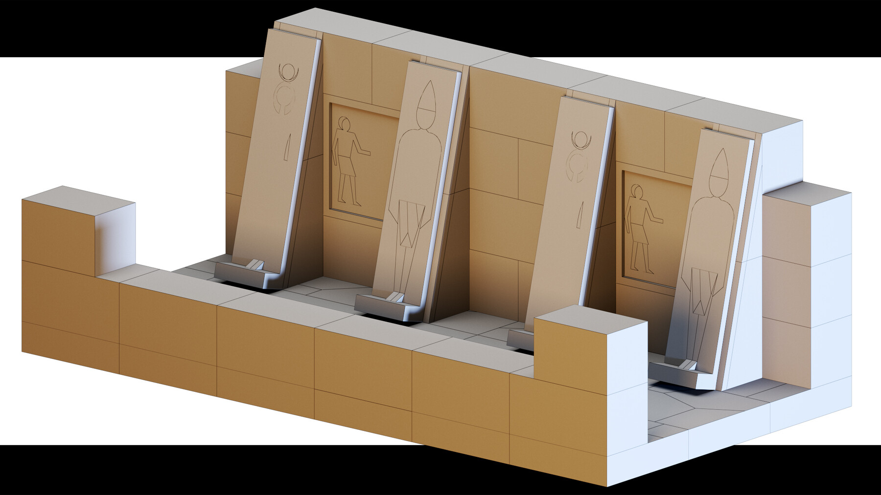 ArtStation - 19 Egyptian Tombs- 3d Model | Resources