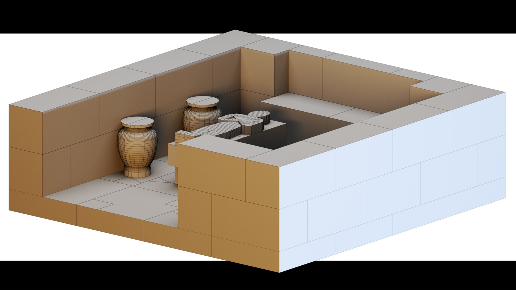 ArtStation - 19 Egyptian Tombs- 3d Model | Resources