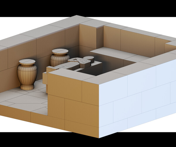 ArtStation - 19 Egyptian Tombs- 3d Model | Resources