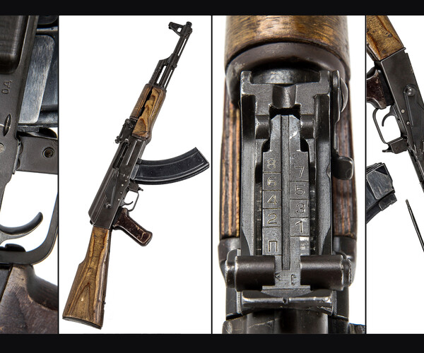 ArtStation - AK-47 Type 3 Russian Assault Rifle | Reference Pack ...