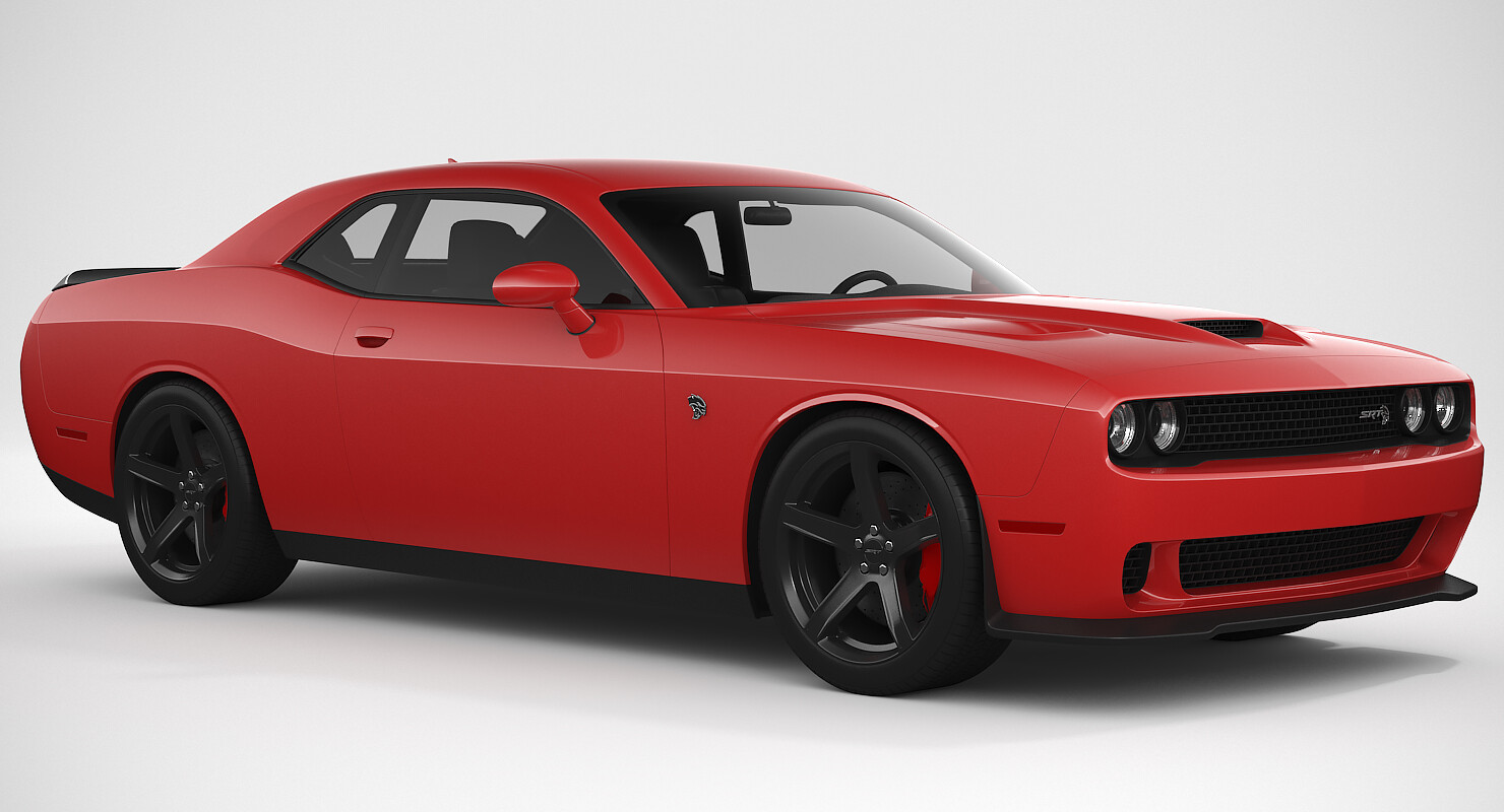 ArtStation - Dodge Challenger SRT Hellcat 2018 | Resources