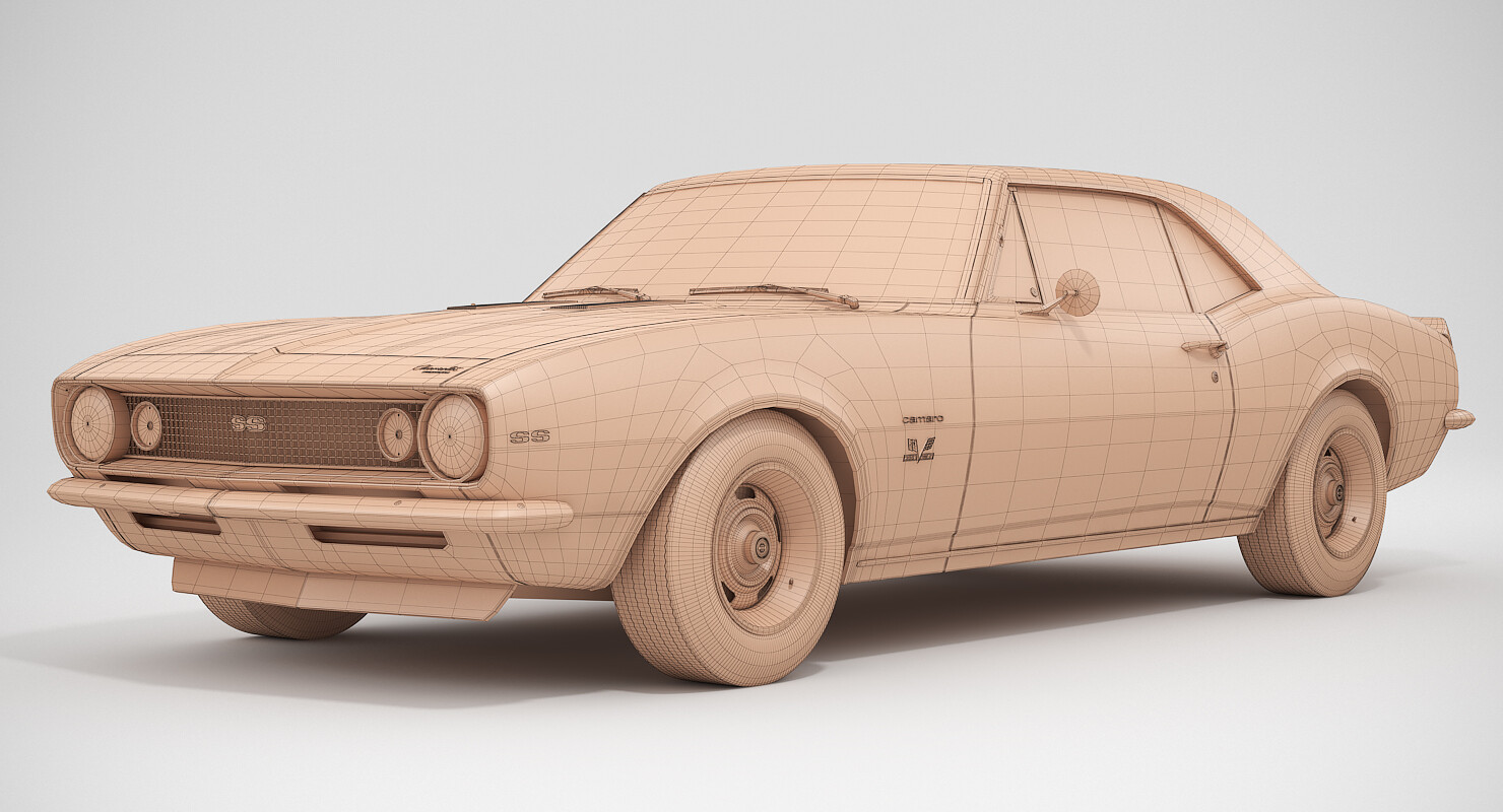 ArtStation - Chevrolet Camaro SS 1967 | Resources
