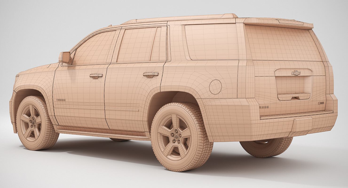 ArtStation - Chevrolet Tahoe 2018 | Resources