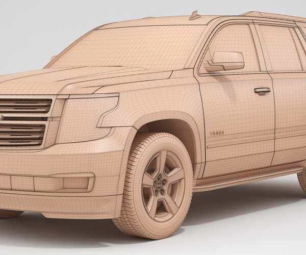 ArtStation - Chevrolet Tahoe 2018 | Resources