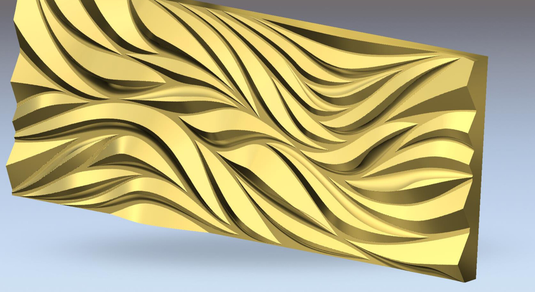 Artstation Cnc Wall Panel Cnc Furniture Cnc Project Stl 3d Model Wavy Wall Panel Cnc