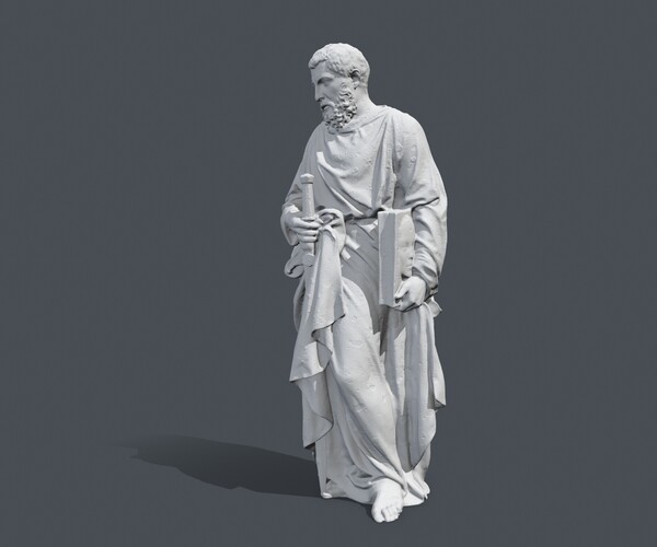 ArtStation - Printable Old Man Statue | Game Assets