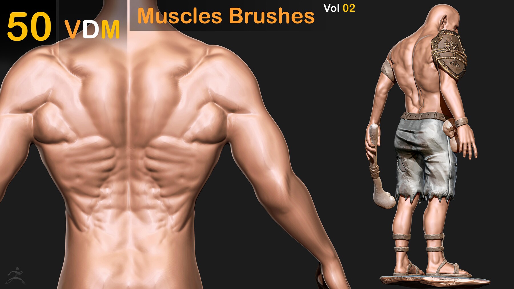 ArtStation - 122 VDM Muscles Bundle ( 20% OFF ) | Brushes