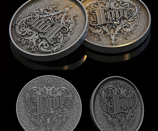 ArtStation - Fiber Laser Coin Set - Combo 02 | Resources