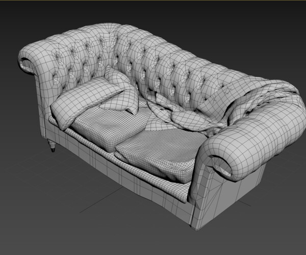 ArtStation - Busted Sofa | Game Assets