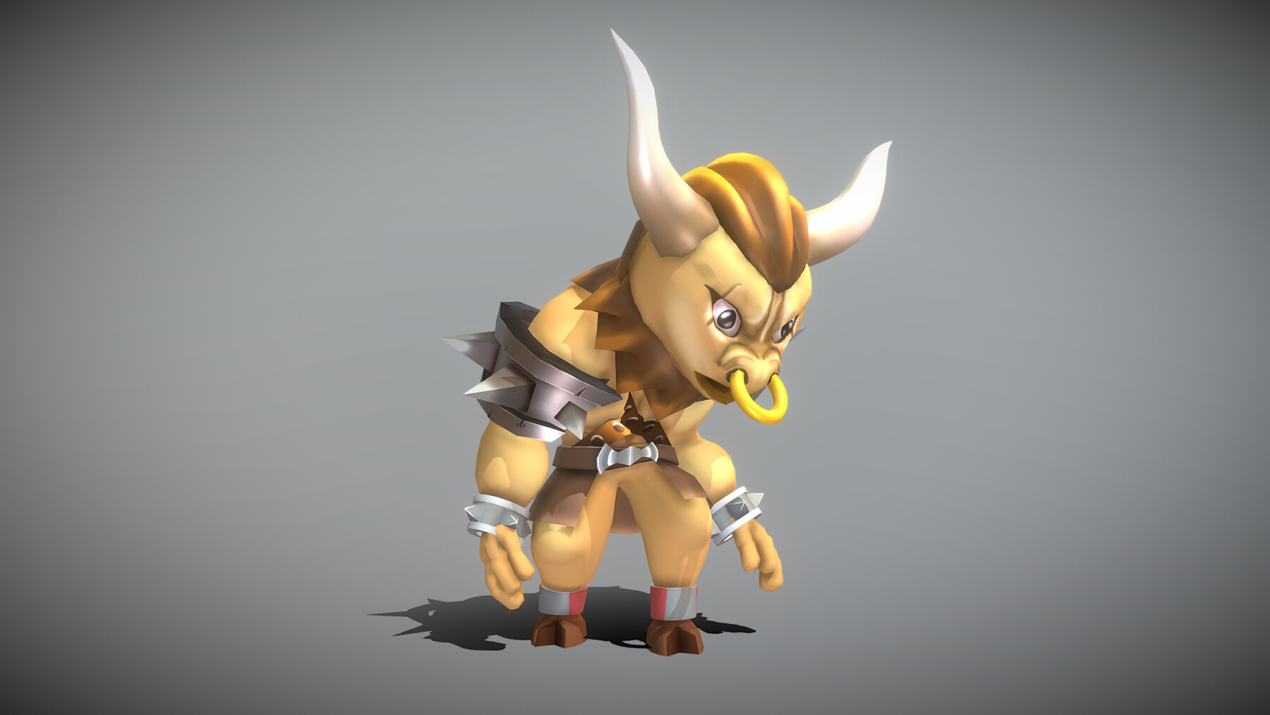 ArtStation - Cartoon Minotaur | Game Assets