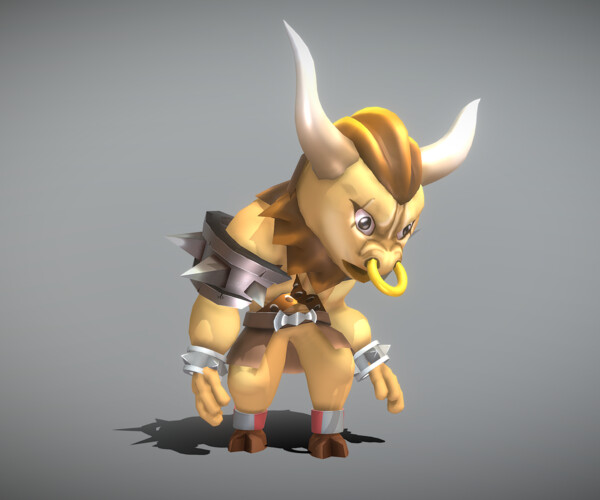 ArtStation - Cartoon Minotaur | Game Assets