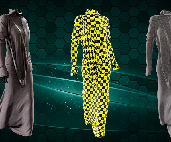 ArtStation - ATS - Fashion - Clothing - SDP7V5- Marvelous / CLO Project ...