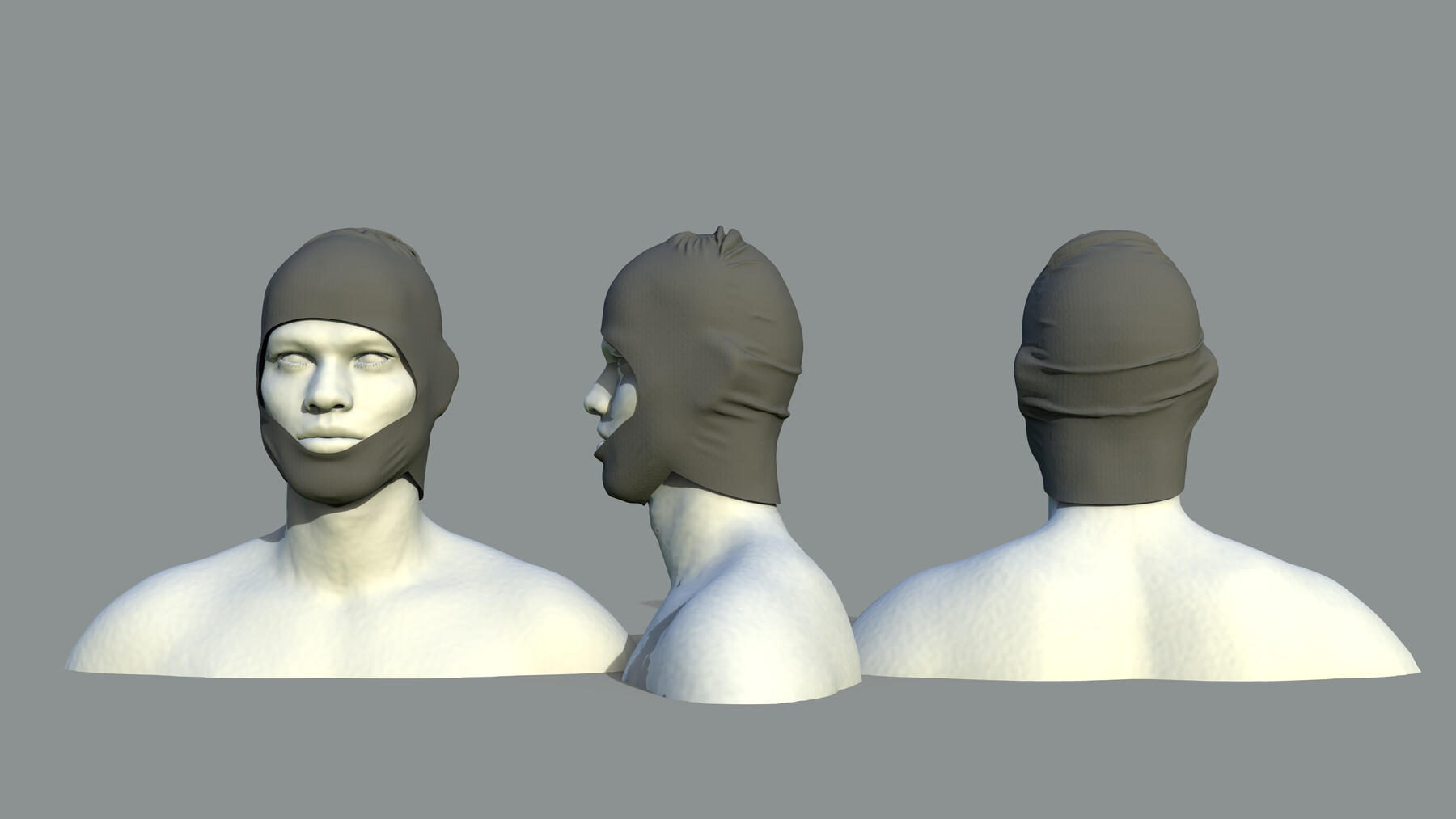 ArtStation - Face Mask Low Poly With UV Vol 3 | Game Assets