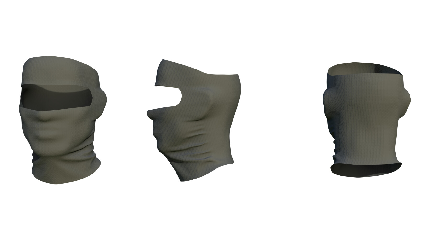 ArtStation - Face Mask Low Poly With UV Vol 3 | Game Assets