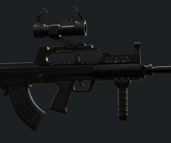 ArtStation - QBZ 95 Gun | Game Assets