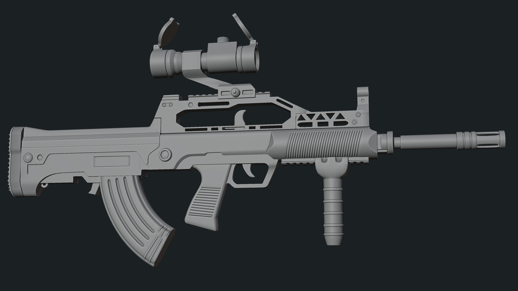 ArtStation - QBZ 95 Gun | Game Assets