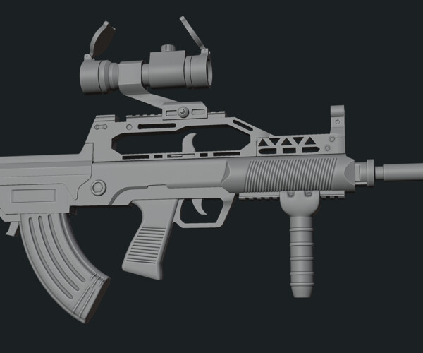 ArtStation - QBZ 95 Gun | Game Assets