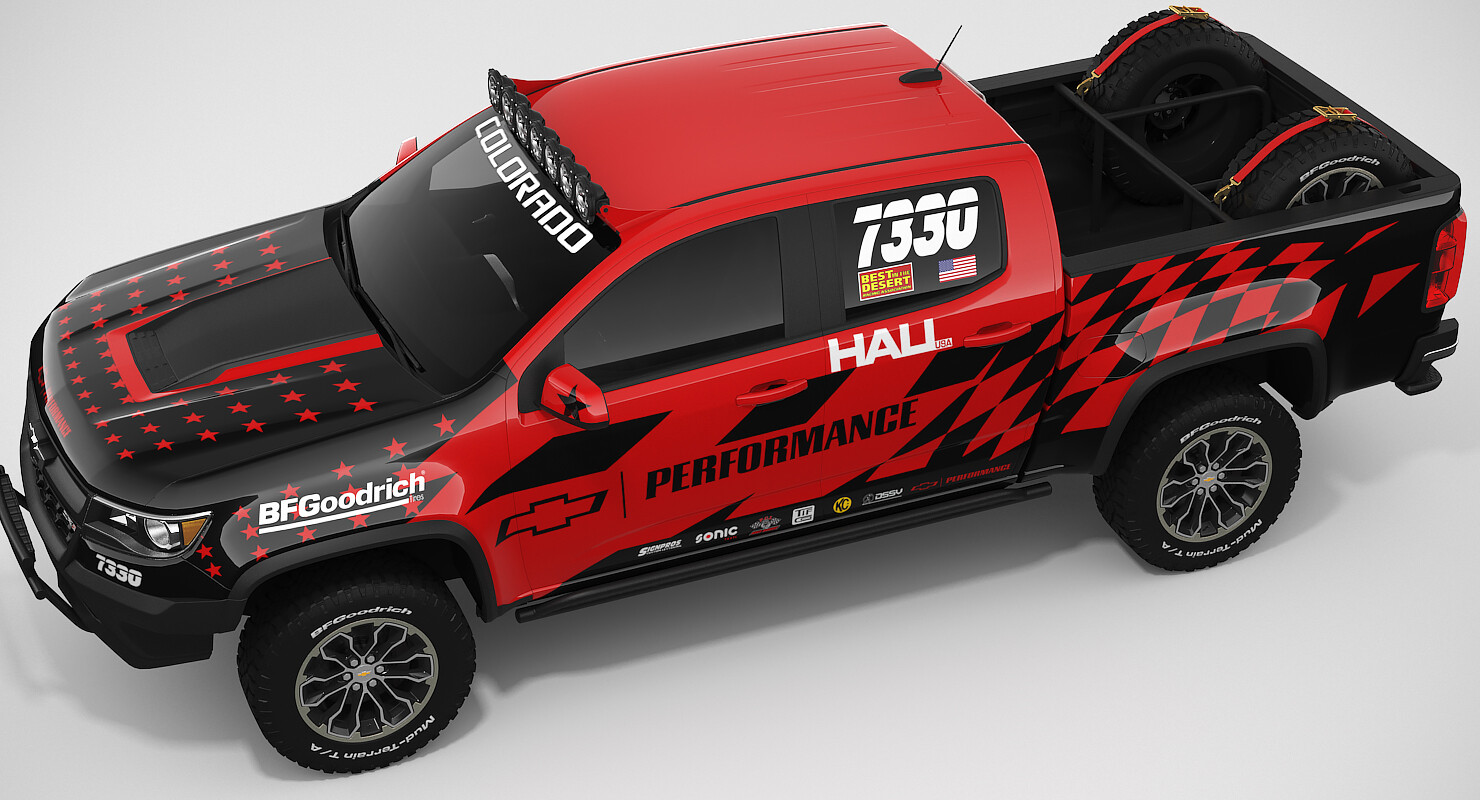 ArtStation - Chevrolet Colorado ZR2 2018 Racing | Resources