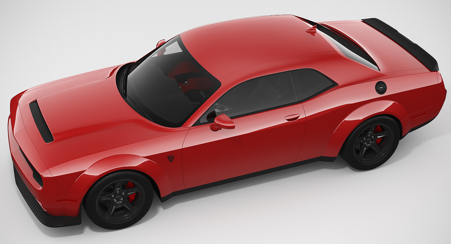 ArtStation - Dodge Challenger Demon 2018 | Resources