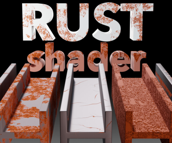 ArtStation - Rust Shader for Blender | Resources