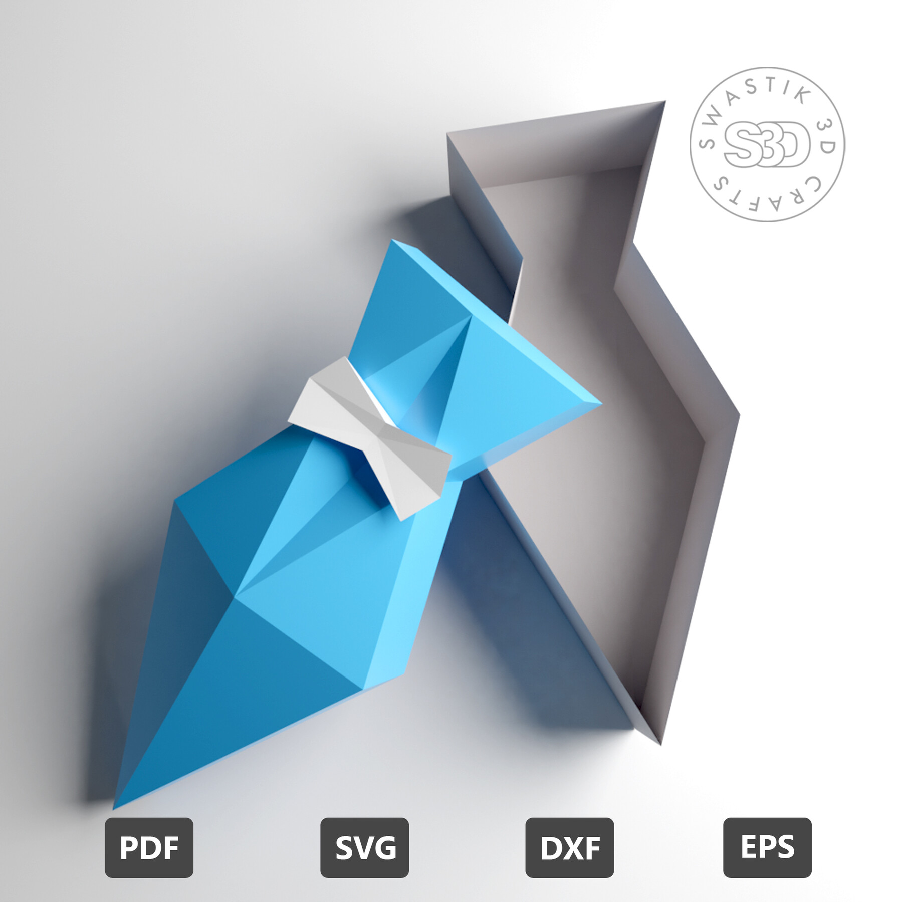 ArtStation - PDF Template of Tie box Paper box / DIY Paper box Template ...