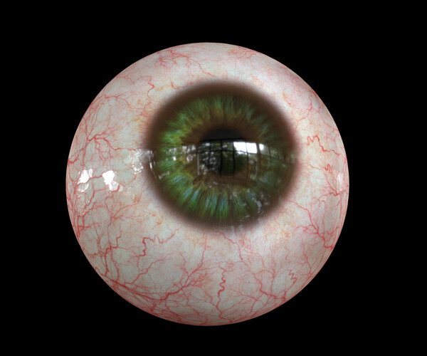 ArtStation - Eye Green 2 Real-time 3D model 4k texture Marmoset ...