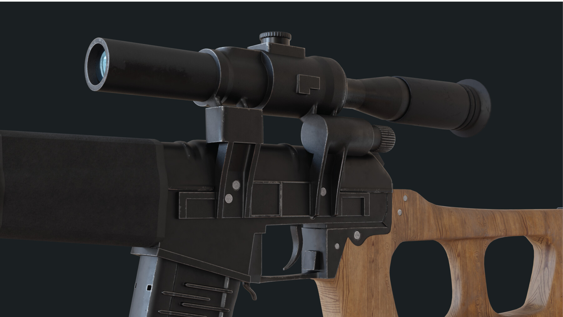 ArtStation - VSS Vintorez Gun | Game Assets