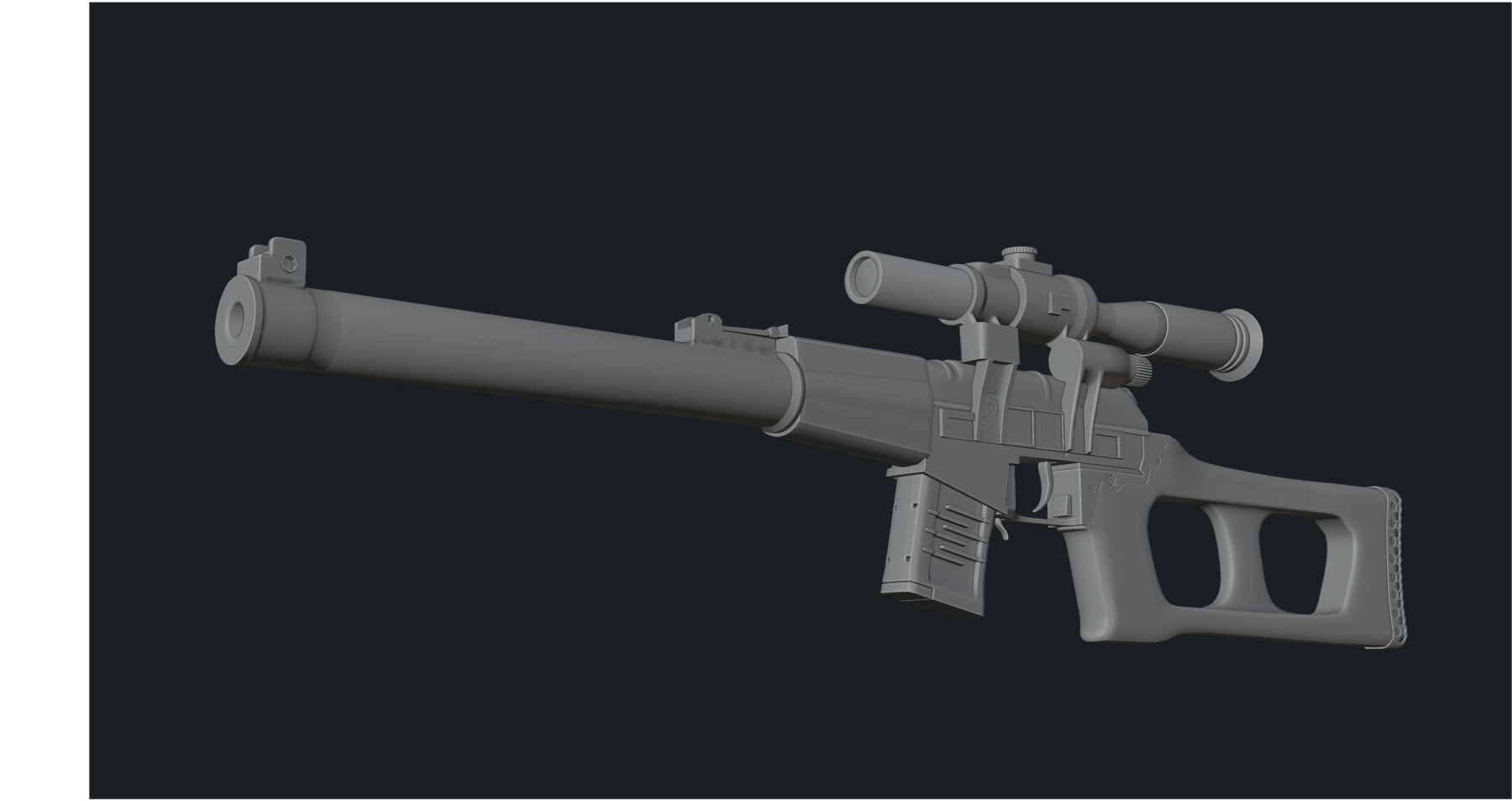 ArtStation - VSS Vintorez Gun | Game Assets