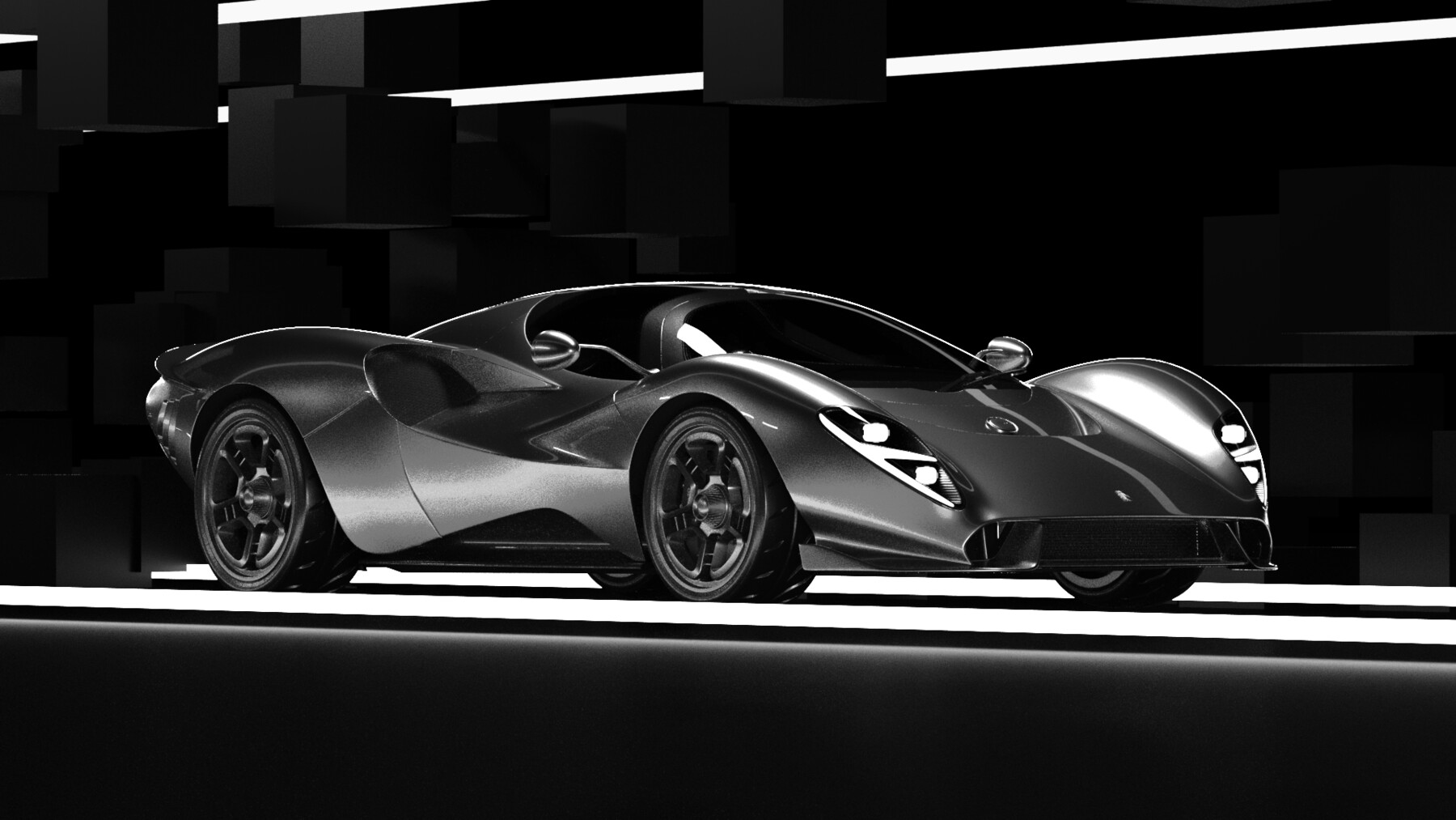 ArtStation - De Tomaso P72 || 2020 | Resources