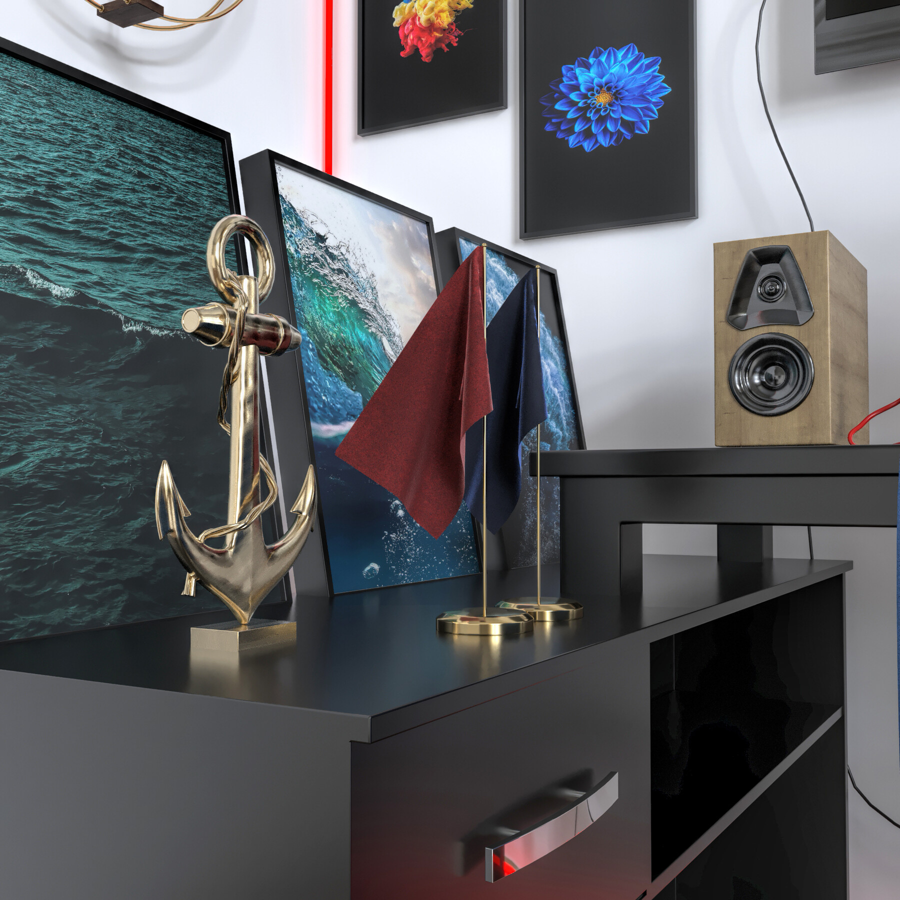 ArtStation - pc game room | Game Assets