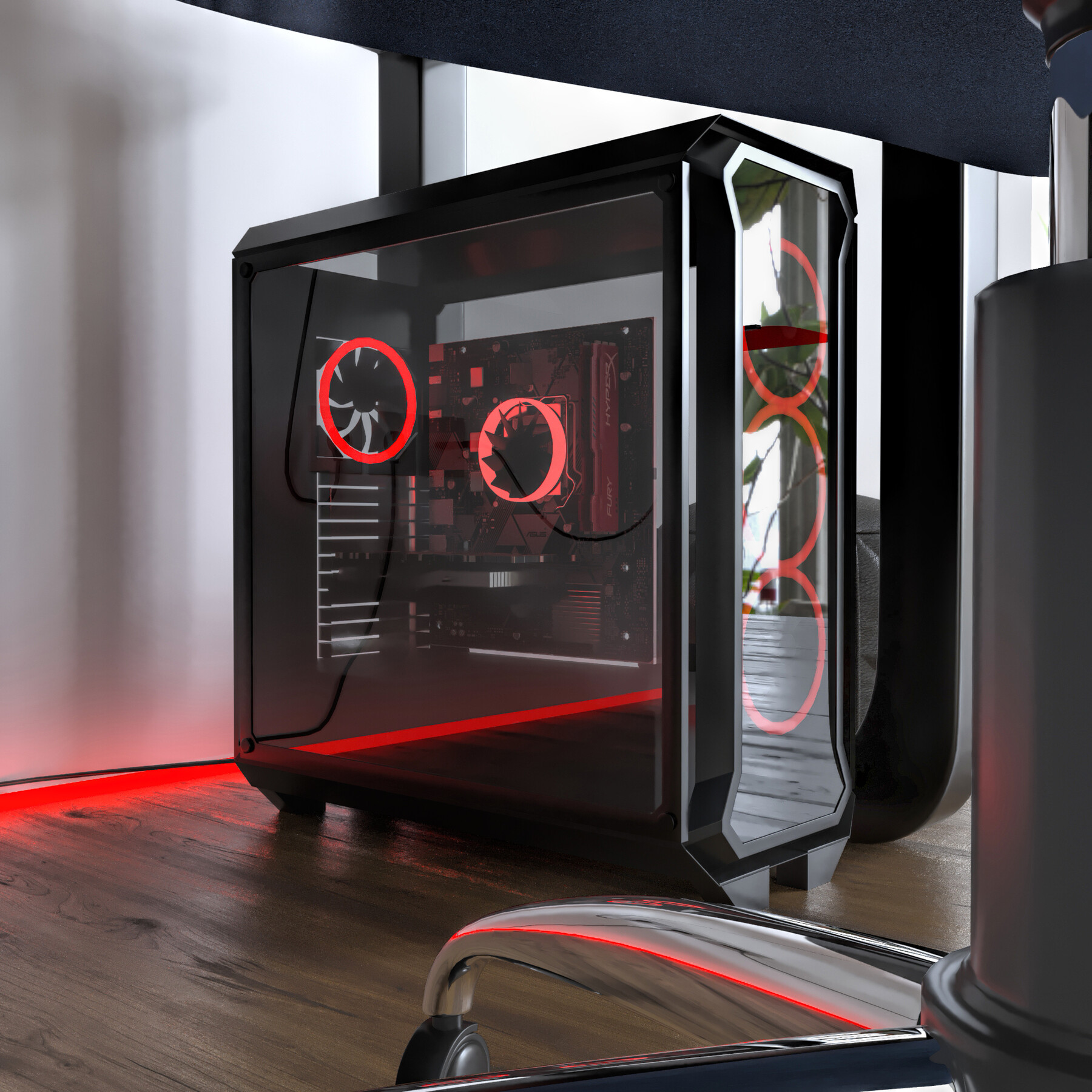 ArtStation - pc game room | Game Assets