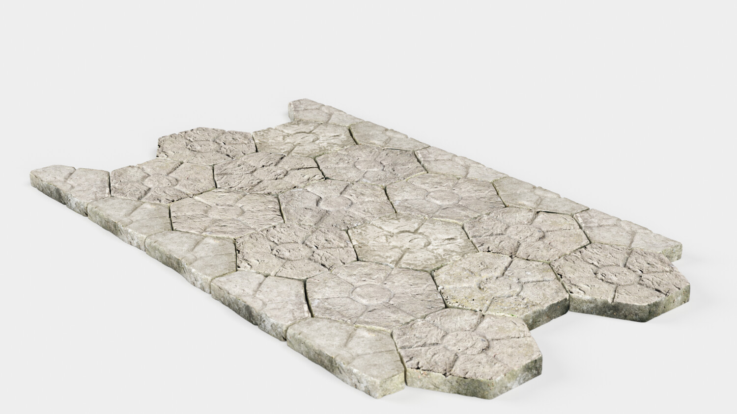 ArtStation - Stone tile pavement 3D model | Resources