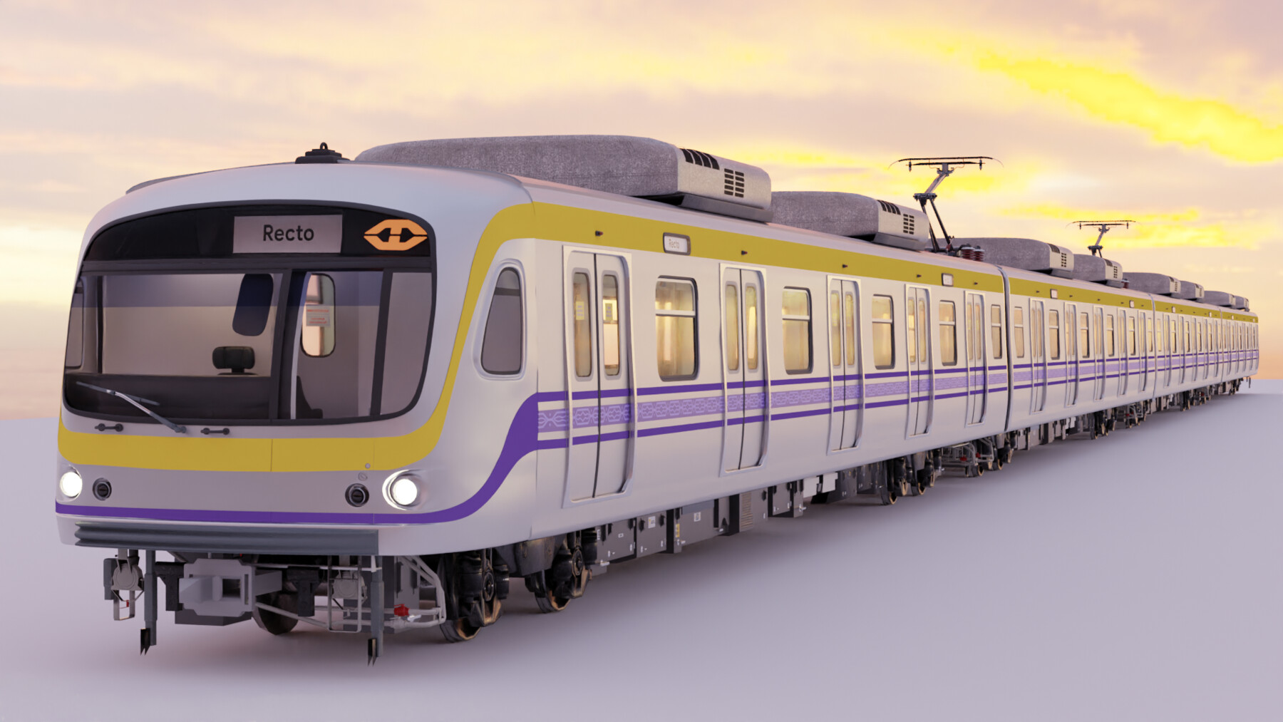 ArtStation - Hyundai Rotem Train Car Interior & Exterior Full Rolling ...