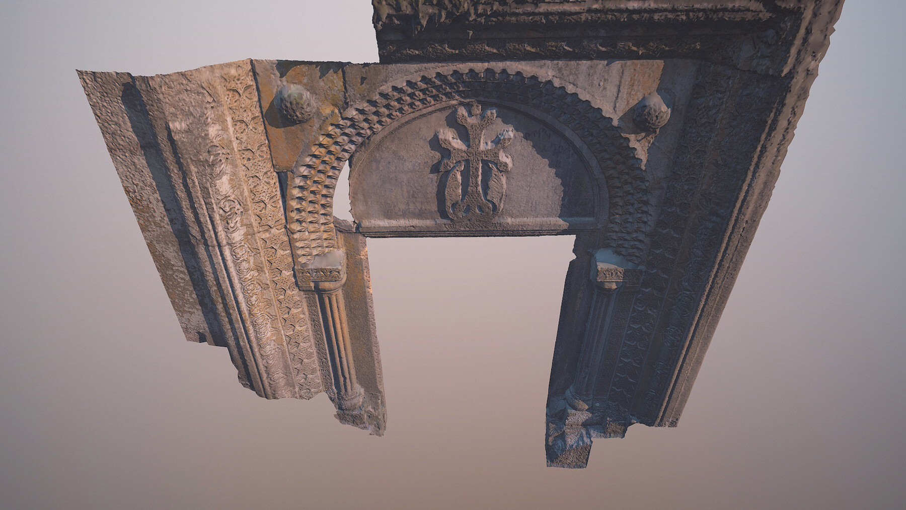 ArtStation - Medieval Armenian monastery portal 3D model | Resources